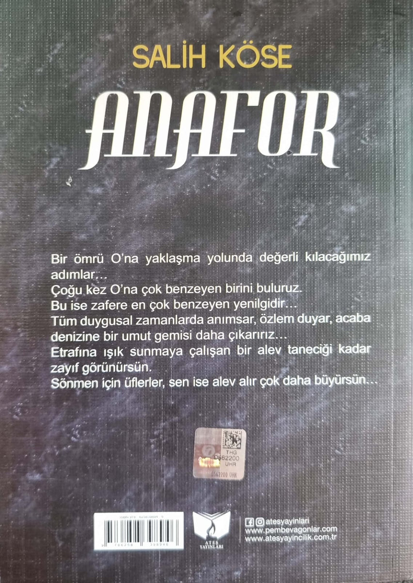 Anafor – Fransa Kitabevi